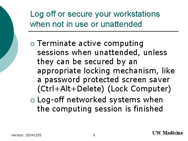 Your Role in Information Security Center on Human