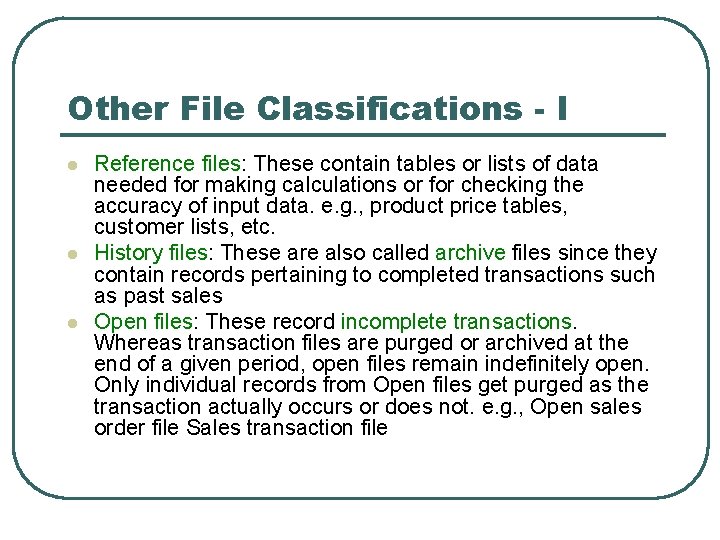 Accounting File Transaction Processing System Source Wilkinson File