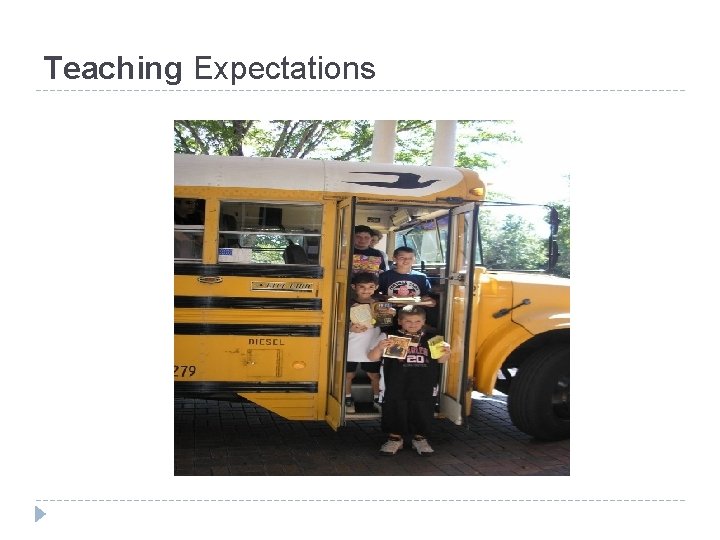 Bus Discipline PBIS Positive Behavior Interventions and Support