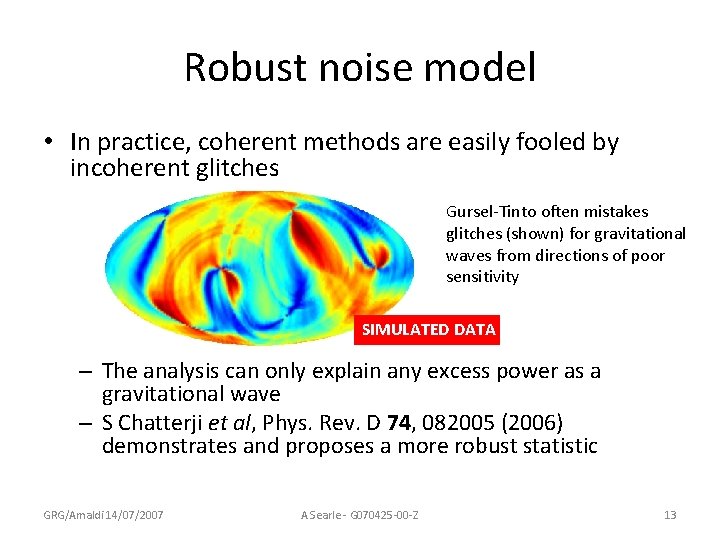 Bayesian burst detection Antony Searle ANU with Patrick