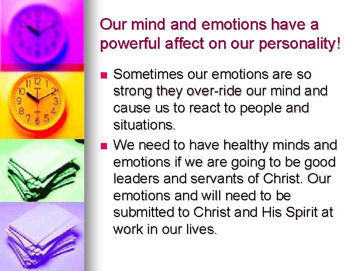 Understanding our personality mental and emotional health A