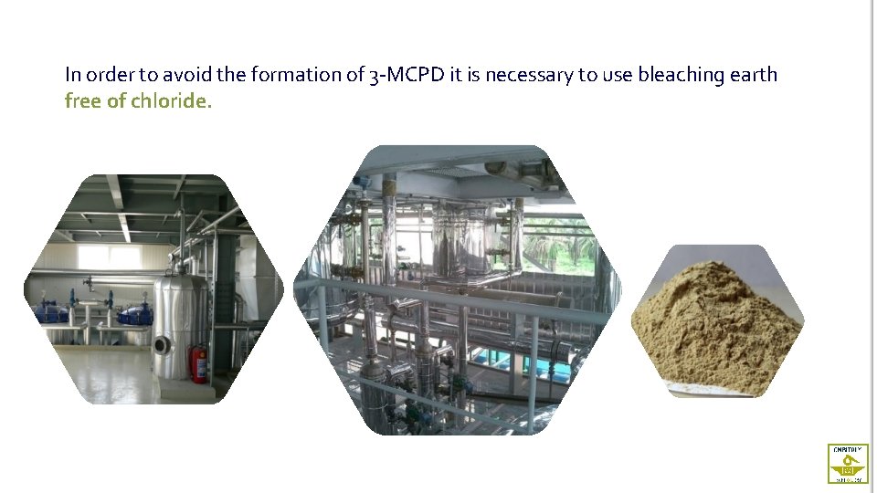 Mitigating 3 MCPD GE Content in Edible Oil