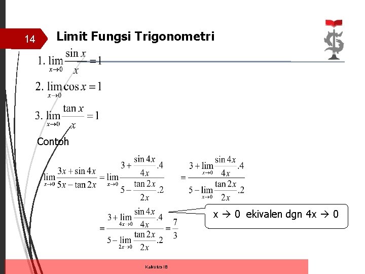 LIMIT DAN KEKONTINUAN 2 3 1 Limit Fungsi