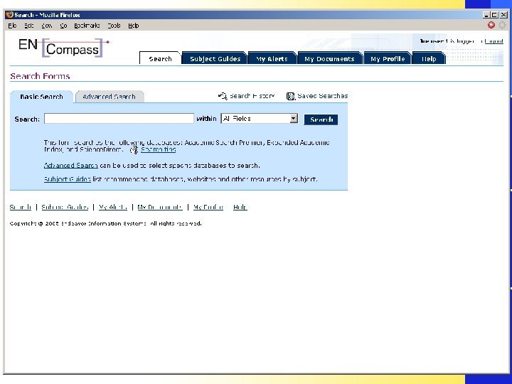 User Interface Design for Federated Searching Mike Visser