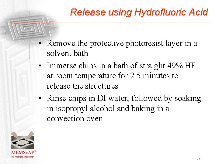 Introduction to Prototyping Using Poly MUMPs Steve Wilcenski