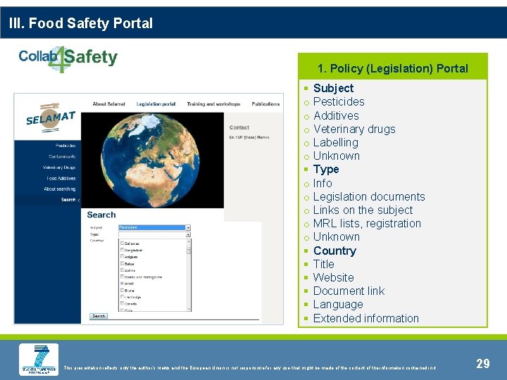 Collab 4 Safety Towards sustainable global food safety