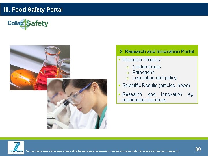 Collab 4 Safety Towards sustainable global food safety