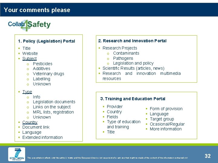 Collab 4 Safety Towards sustainable global food safety
