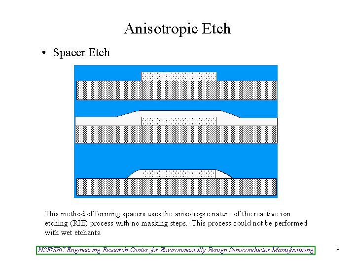 Surface Preparation and Wet Processing Thomas S Roche