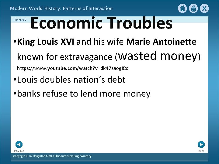 Modern World History Patterns of Interaction Chapter 7