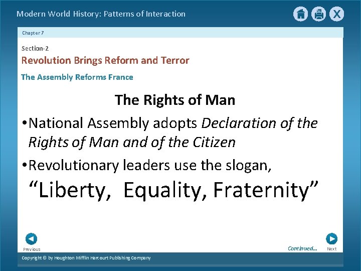 Modern World History Patterns of Interaction Chapter 7