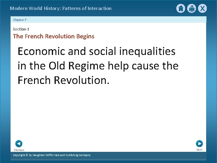Modern World History Patterns of Interaction Chapter 7