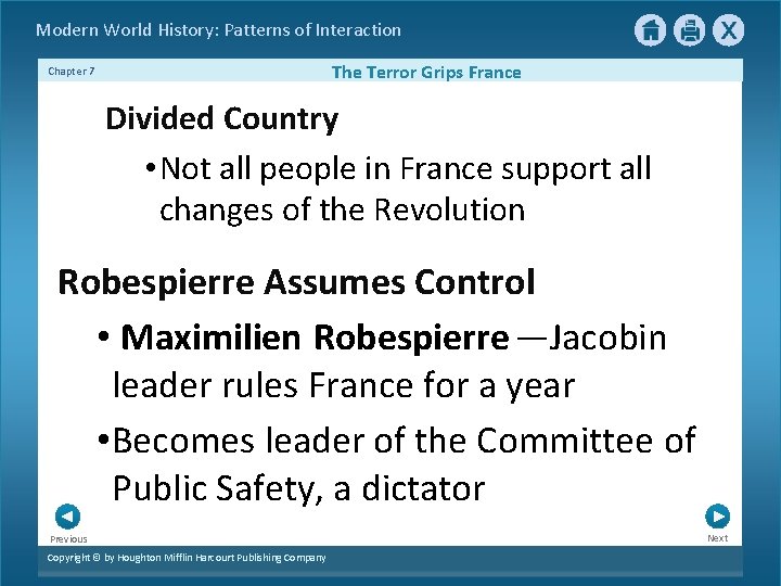 Modern World History Patterns of Interaction Chapter 7