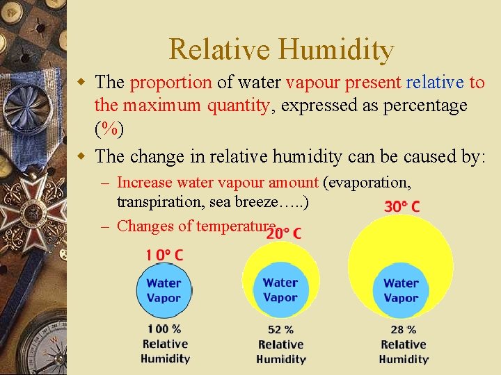 Atmosphere Part II Moisture Contents w Hydrological Cycle
