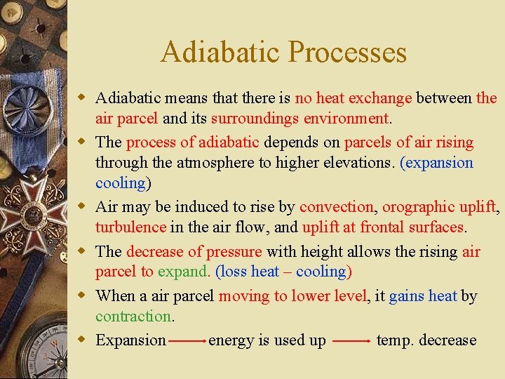 Atmosphere Part II Moisture Contents w Hydrological Cycle