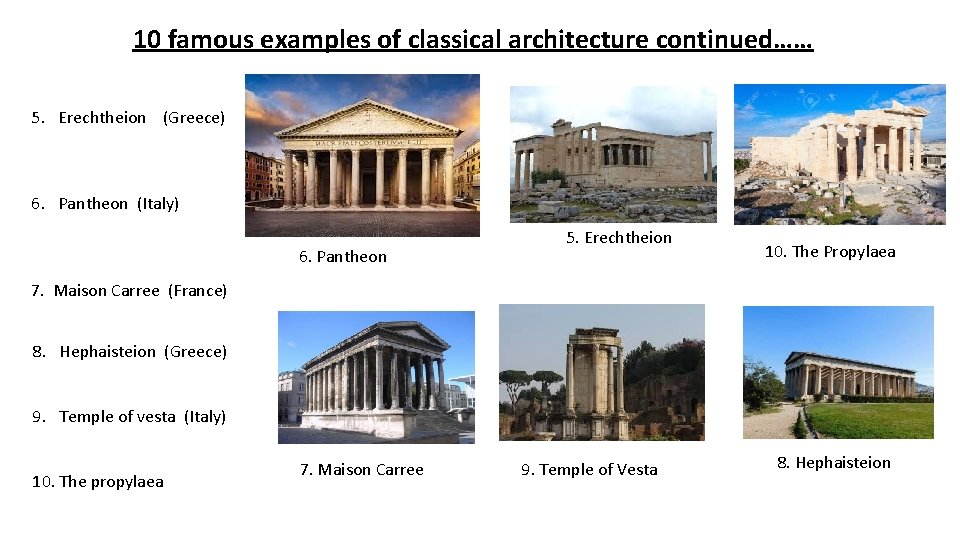 Classical vs Abstract Architecture By Payton Ellison What
