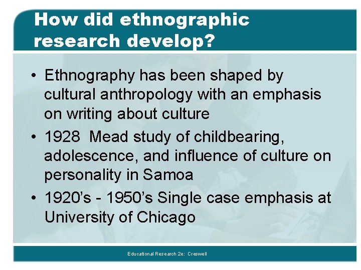 Chapter 15 Ethnographic Designs Power Point Slides by