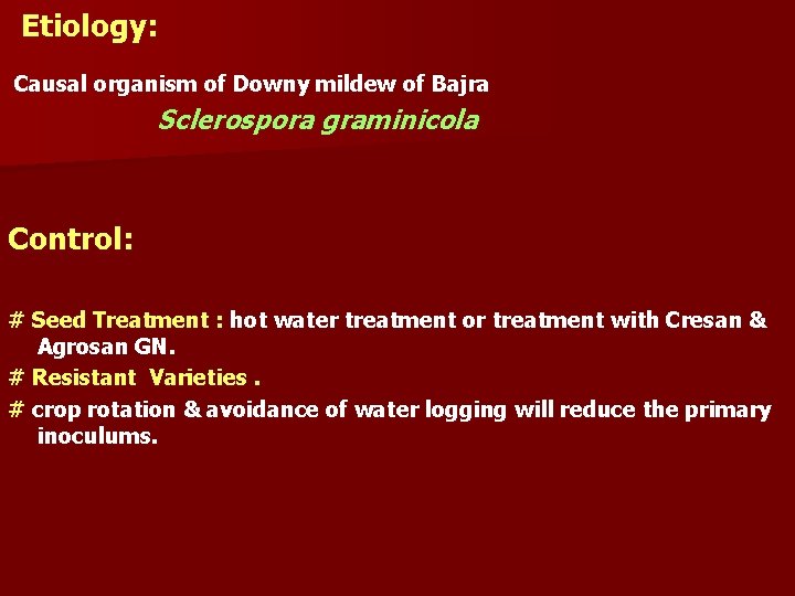 PLANT DISEASE Definition a series of visible and