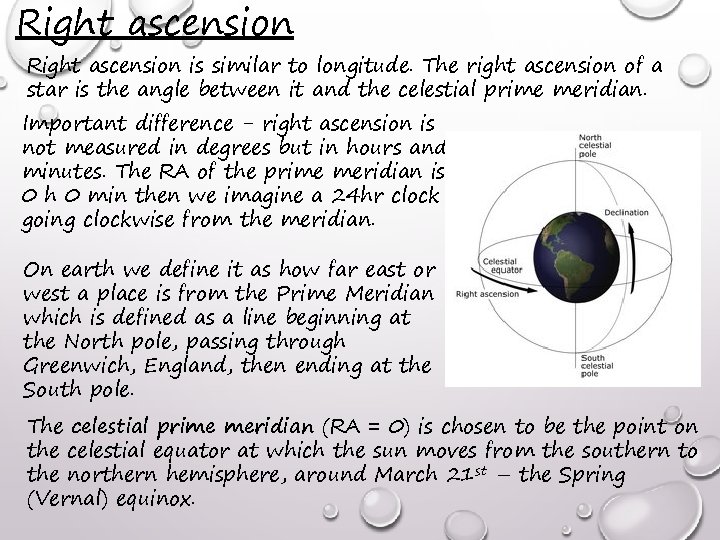 Mapping the night sky Unit 3 2 1