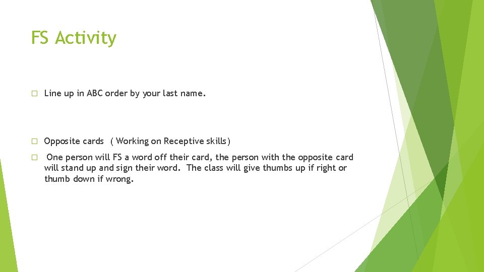 Meet your classmates Presentation First and last name