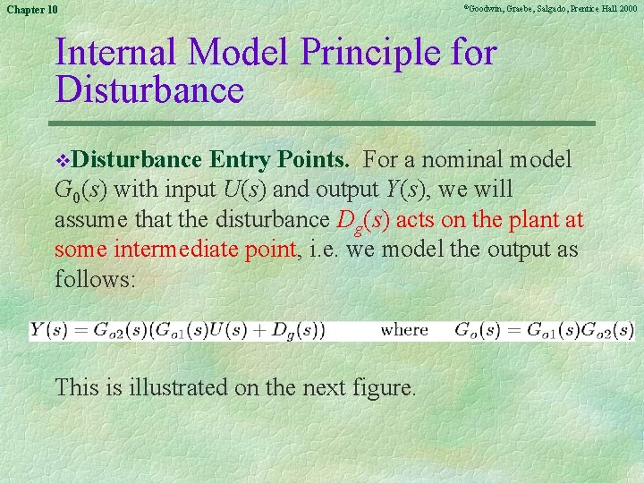 Goodwin Chapter 10 Graebe Salgado Prentice Hall 2000