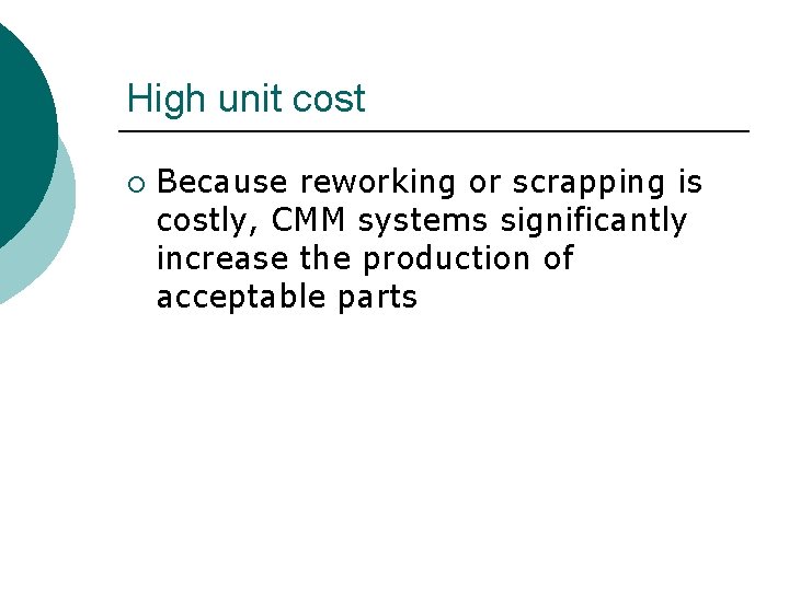 Chapter 9 Coordinate Measuring Machine CMM DPT 312