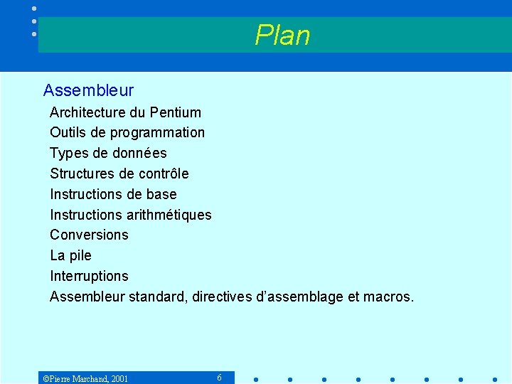 IFT17583 Structure interne des ordinateurs Section B Pierre