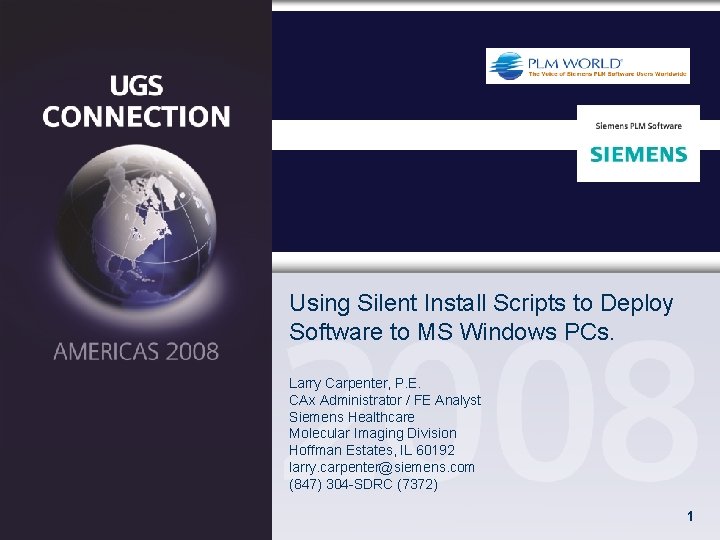 Using Silent Install Scripts to Deploy Software to