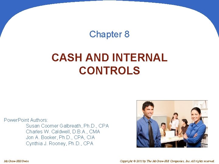 Chapter 8 CASH AND INTERNAL CONTROLS Power Point