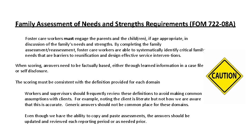 A Roadmap to Permanency for Children The Child