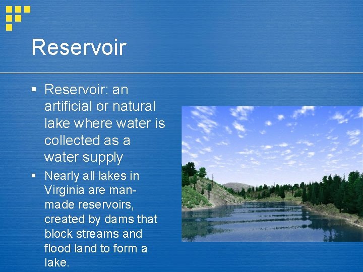 SOL 4 8 Natural Resources a usable supply