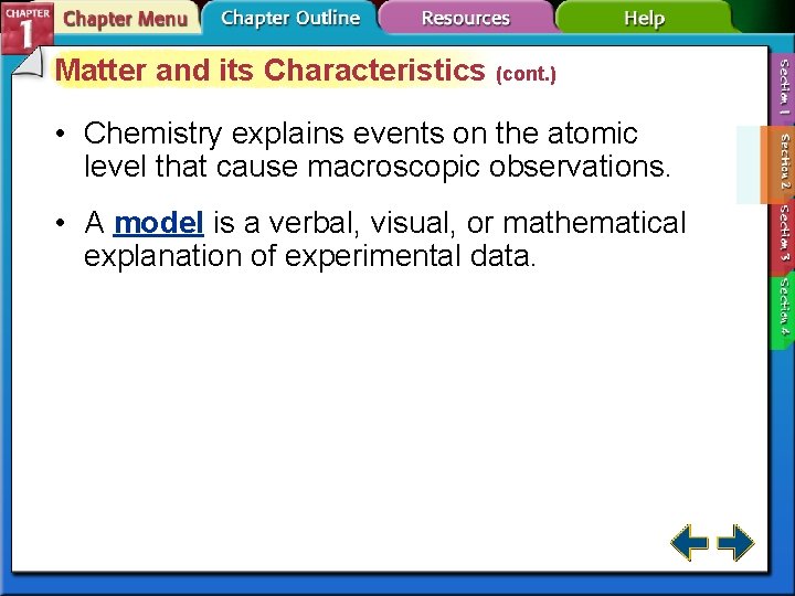 Introduction to Chemistry Section 1 1 A Story