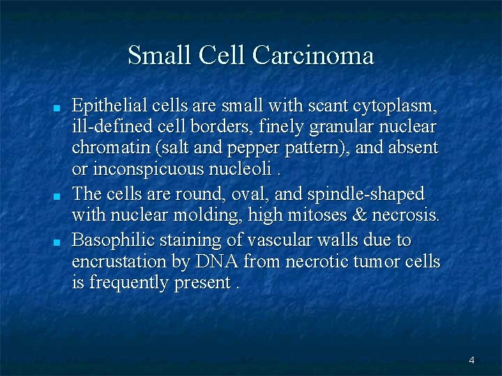 Part 10 C Histopathology of small cell lung