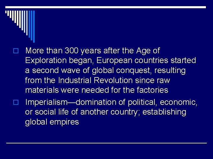 The Second Global Age Imperialism 1800 1914 EQ