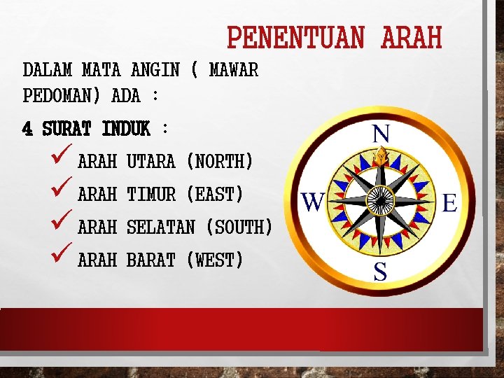 NAVIGASI Pedoman Magnit Ully Wulandari Skel MSi DEFINISI