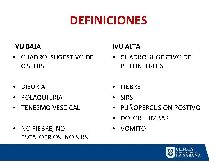 USO SEGURO DE MEDICAMENTOS Infeccin de Vas Urinarias