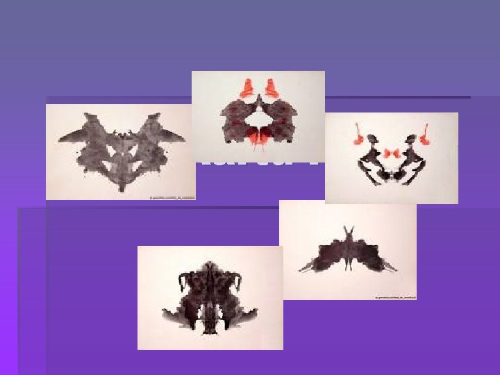 PSIKODIAGNOSTIKA VI TES RORSCHACH LATAR BELAKANG TEKNIK RORSCHACH