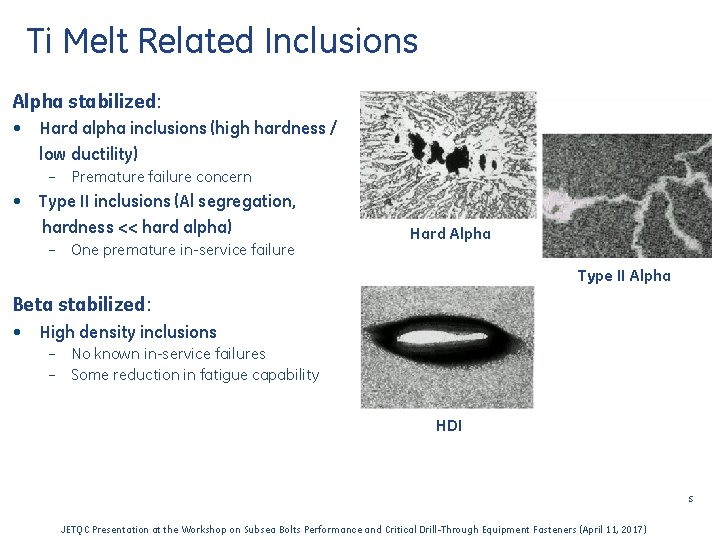 Aviation Industry Quality Oversight of Critical Titanium Engine