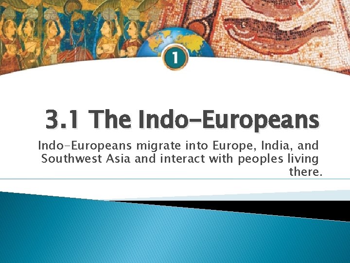3 1 The IndoEuropeans migrate into Europe India