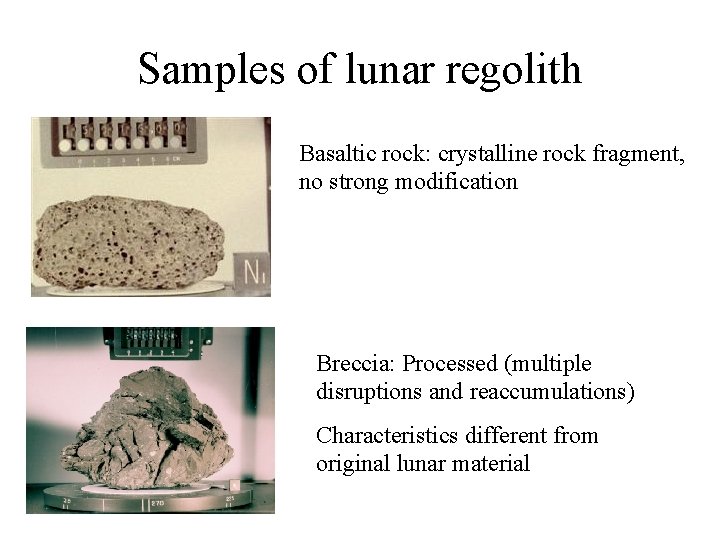 Regolith M Kppers Contents What is regolith and