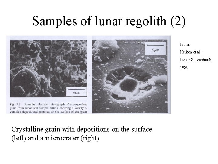 Regolith M Kppers Contents What is regolith and