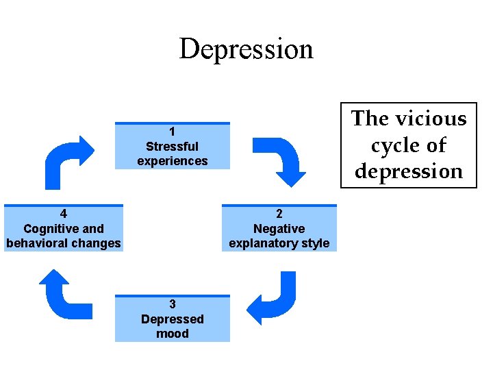 Mental illness can occur when the brain or