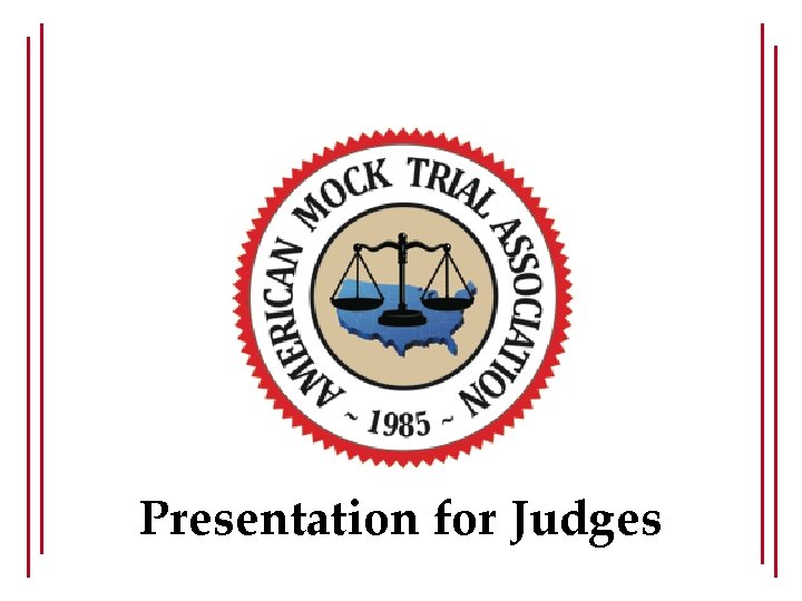Presentation for Judges What is this Competition Simulation