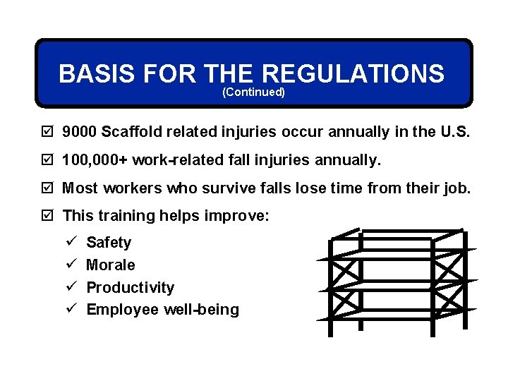 SCAFFOLDING SAFETY CORPORATE SAFETY TRAINING 29 CFR 1926