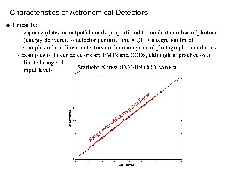 PHYS 3650 Observational Astronomy Astronomical Detectors Learning ...