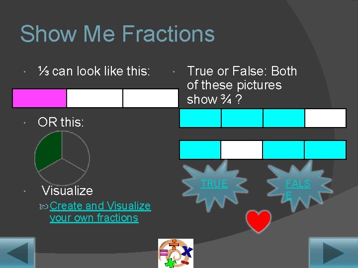 FRACTION FRENZY Created for 4 6 grade th