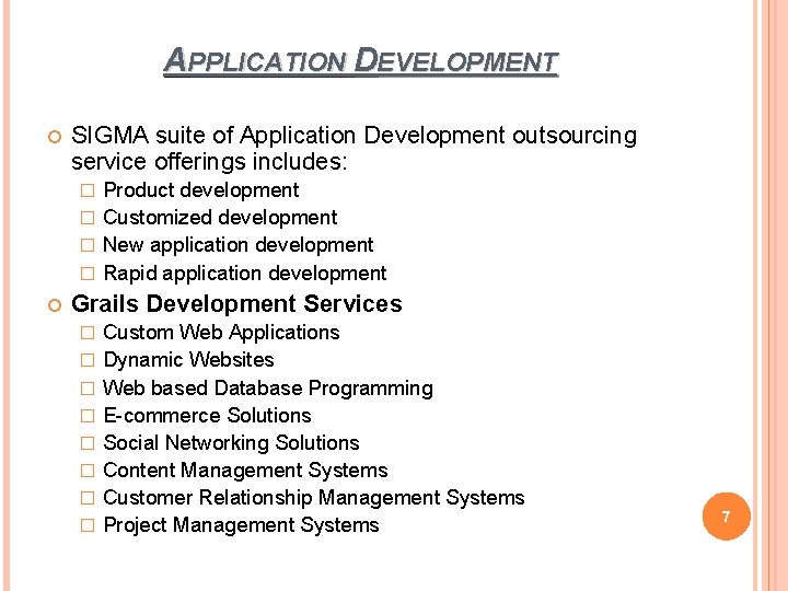 SIGMA INFOSOLUTIONS 1 www sigmainfo net CONTENTS INTRODUCTION