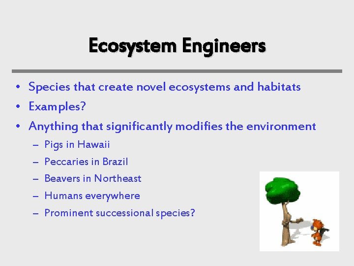 Introduction to Ecology CERC Certificate Program Columbia University