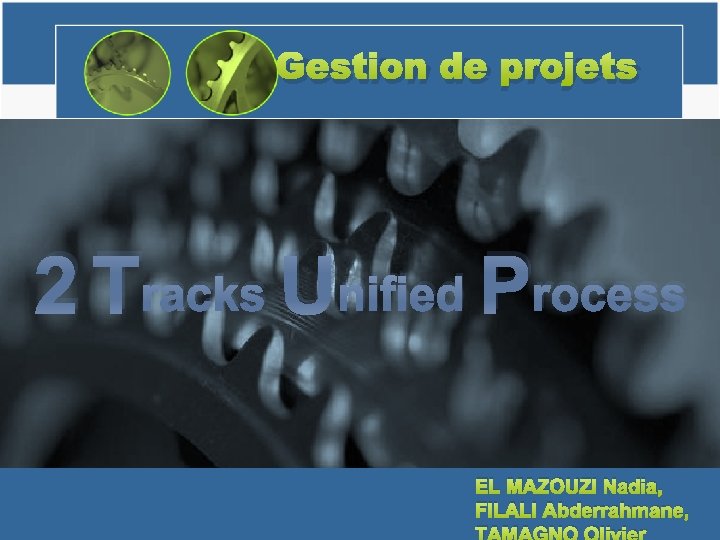 Gestion de projets 2 Tracks Unified Process EL