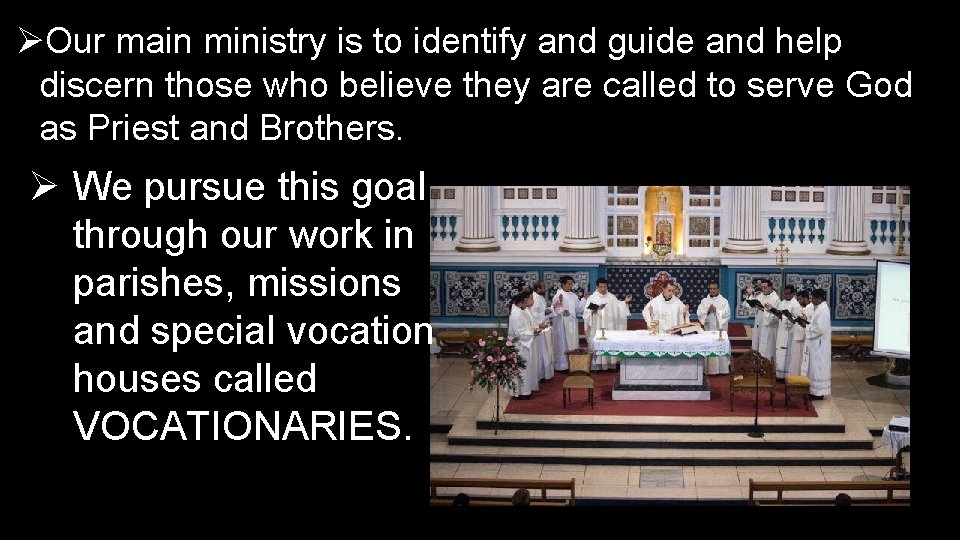Society of Divine Vocations The Vocationists Blessed Fr
